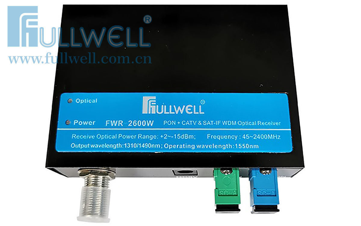 卫星电视+CATV分波型光接收机(45~2600MHz） -L波段卫星&CATV光接收机-L波段光发射机、光接收机-产品中心-杭州烽瑞光电设备有限公司